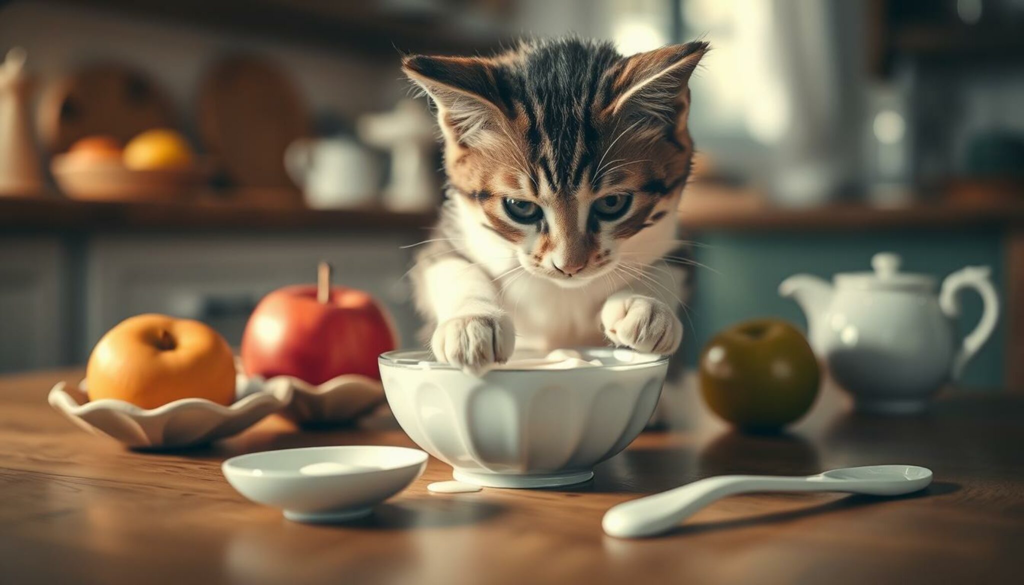 Dürfen Katzen Joghurt essen? Expertenratgeber