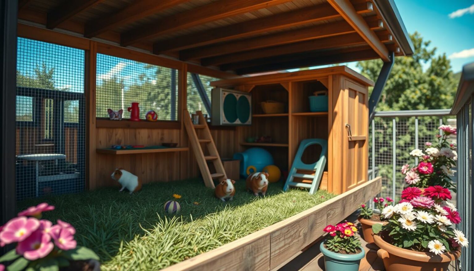 Meerschweinchen Gehege: Artgerechte Haltung & Ausstattung