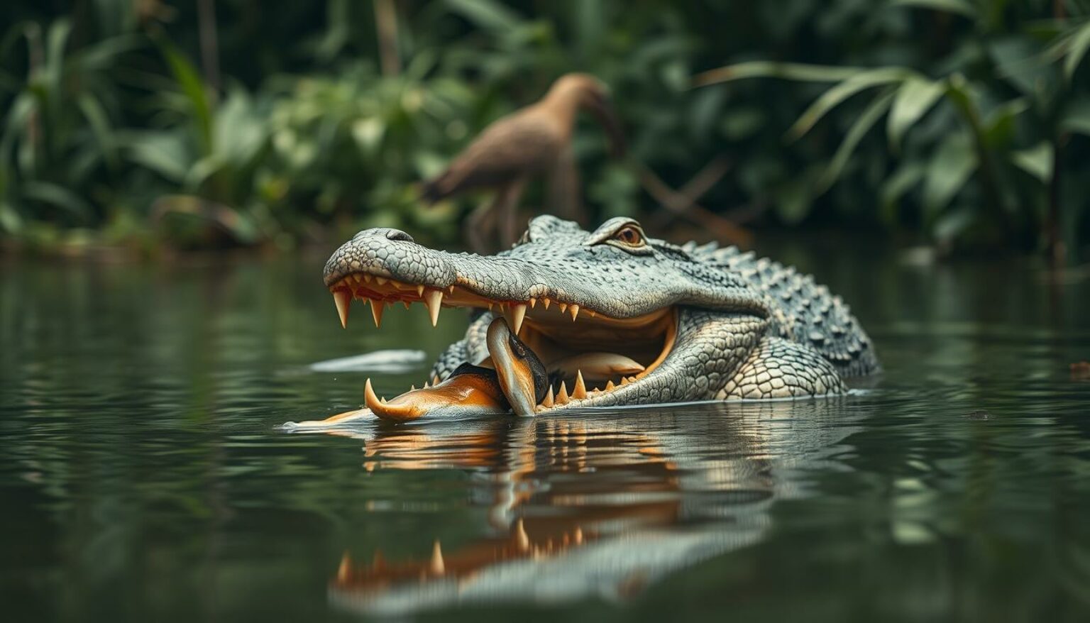 Was fressen Krokodile? Ernährung & Fakten