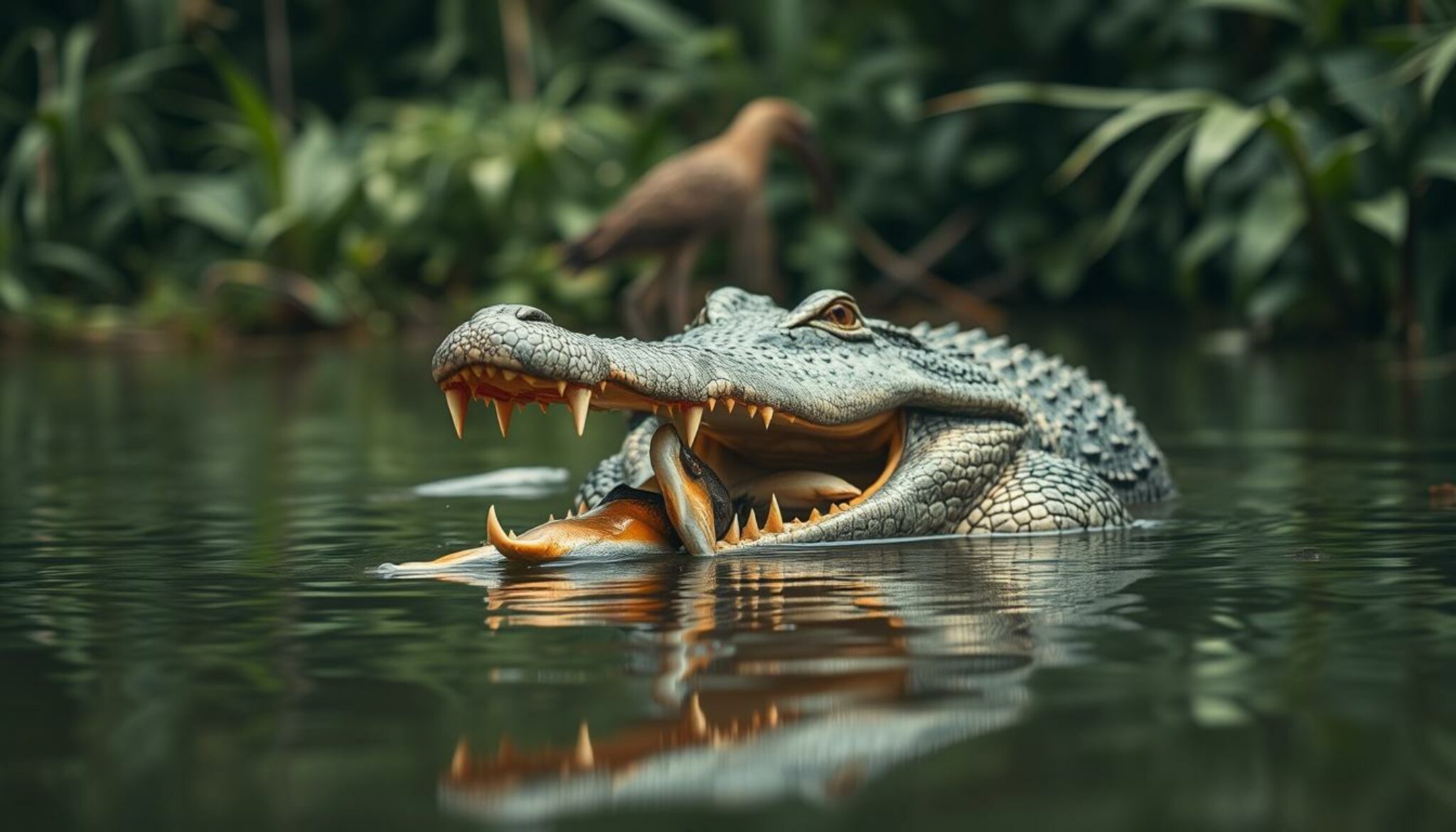 Was fressen Krokodile? Ernährung & Fakten