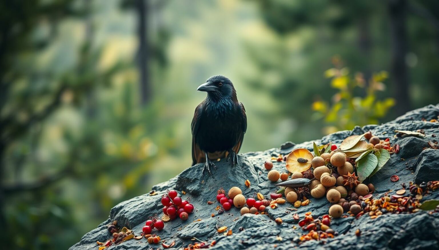 Ernährungsgeheimnisse: Was fressen Raben genau?