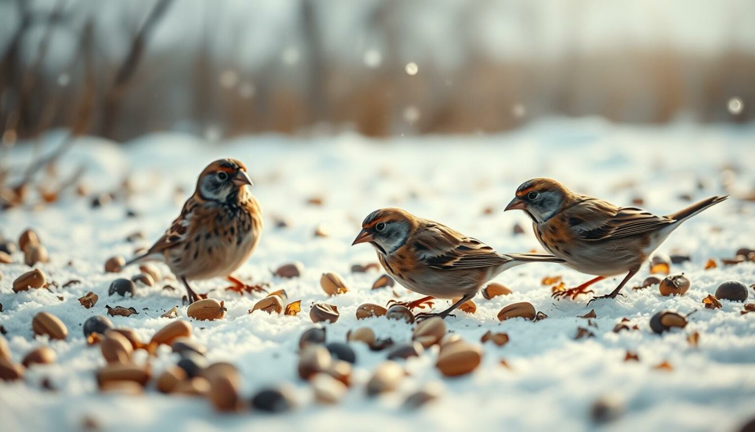 Was fressen Spatzen? Ernährung und Tipps